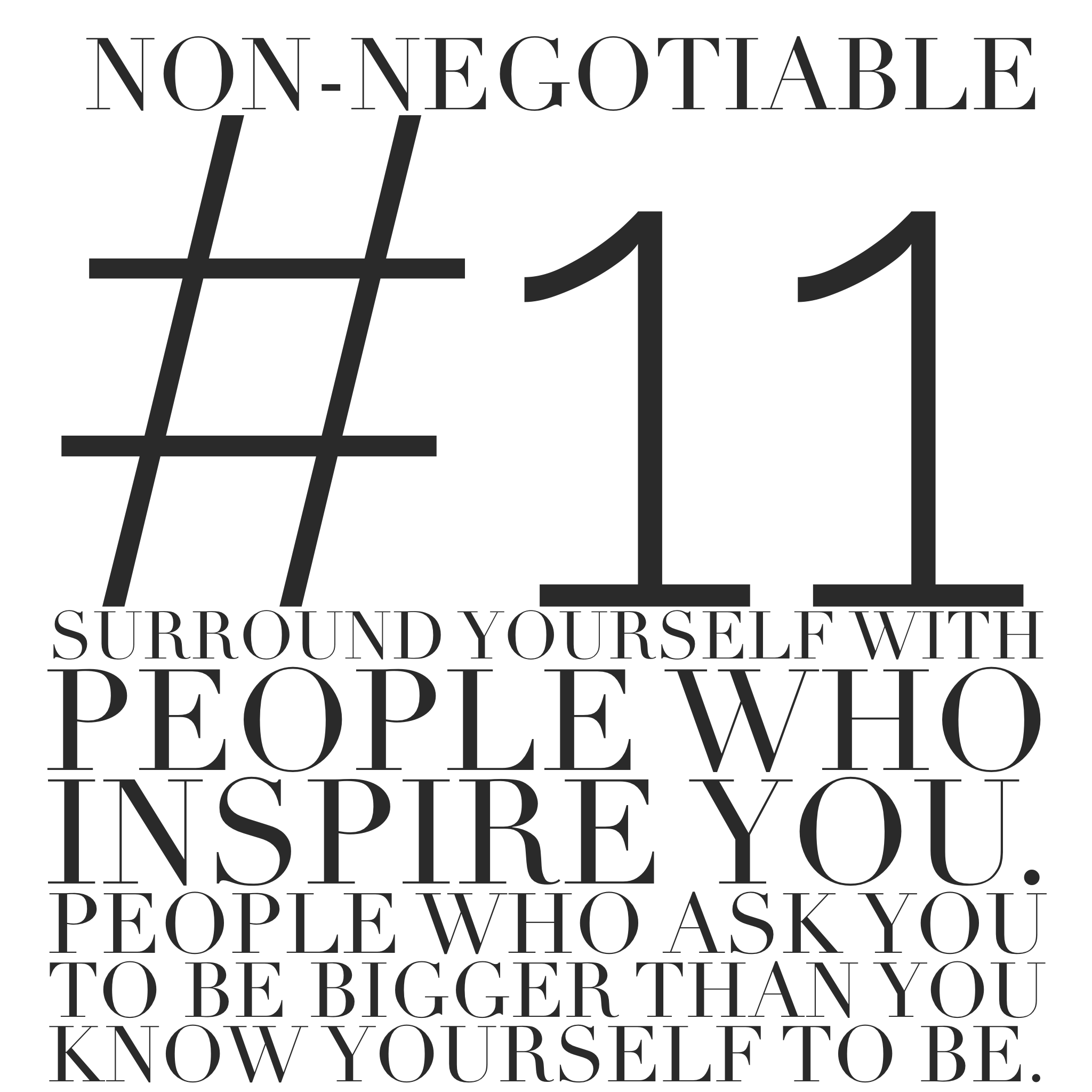 Non Negotiable 11 Non Negotiable 11
